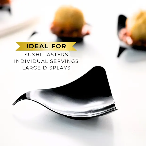 Mini Triangle Appetizer Serving Plate (48 Units) - CMJJ Gourmet